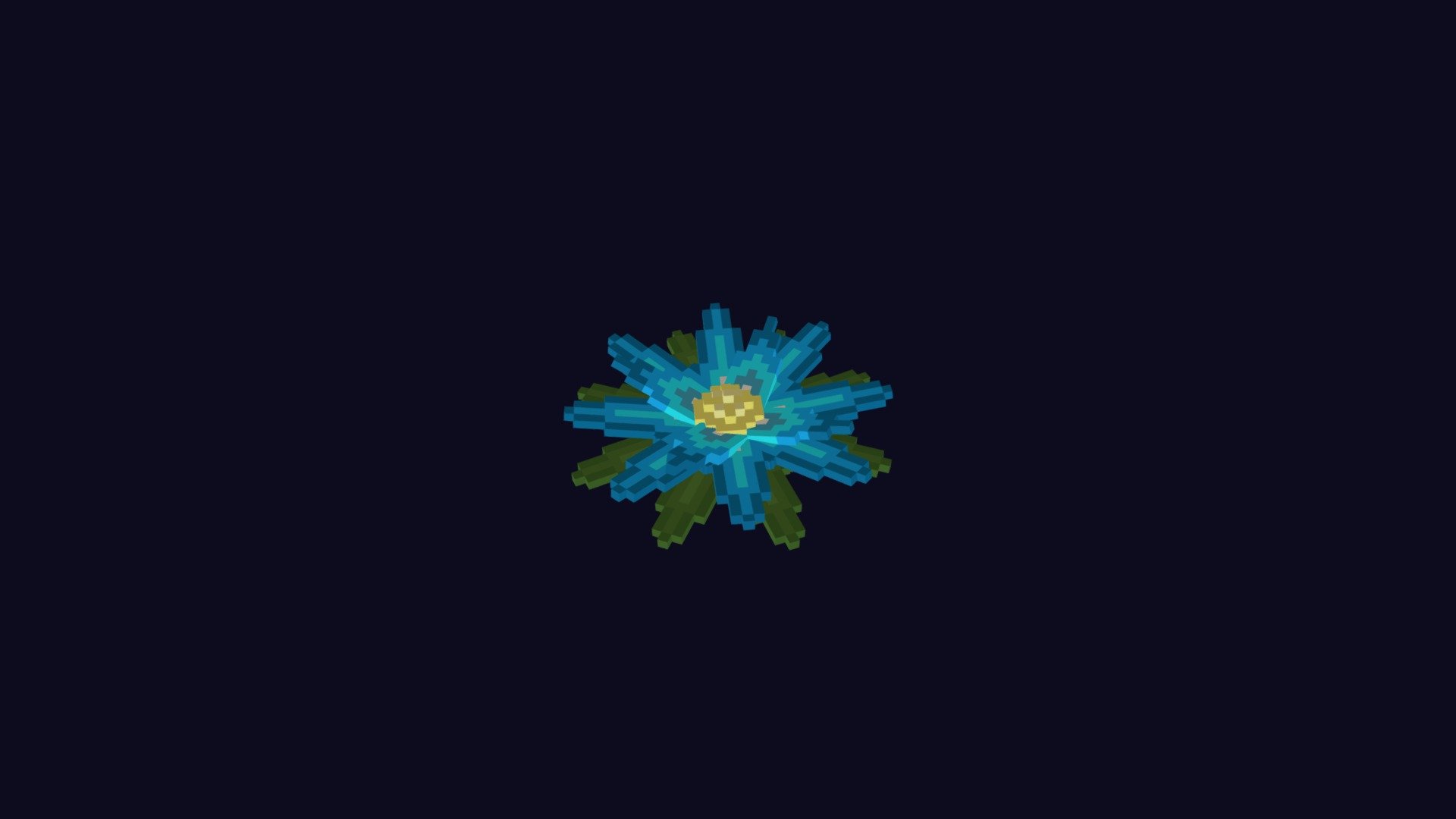 Voxel Flower Plant 9 - 3D Lowpoly Model - 3D model by MrMGames [dab9a68 ...