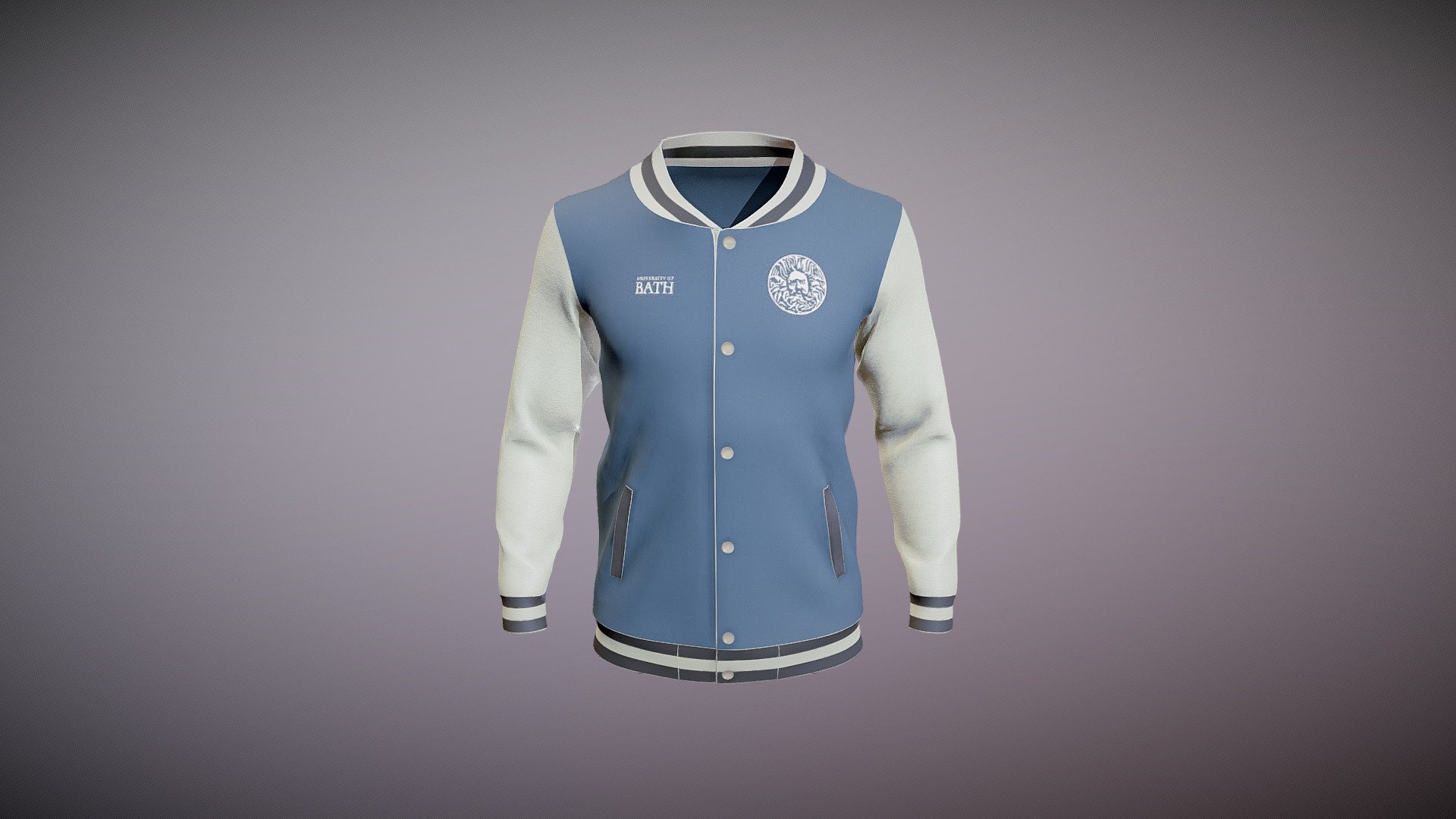 Varsity Jacket Bath University - 3D model by Cristian (@cris94 ...
