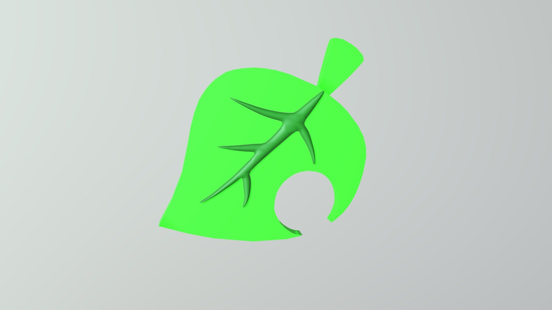 Animal Crossing Leaf - 3D model by Sayapple [dab9f7c] - Sketchfab