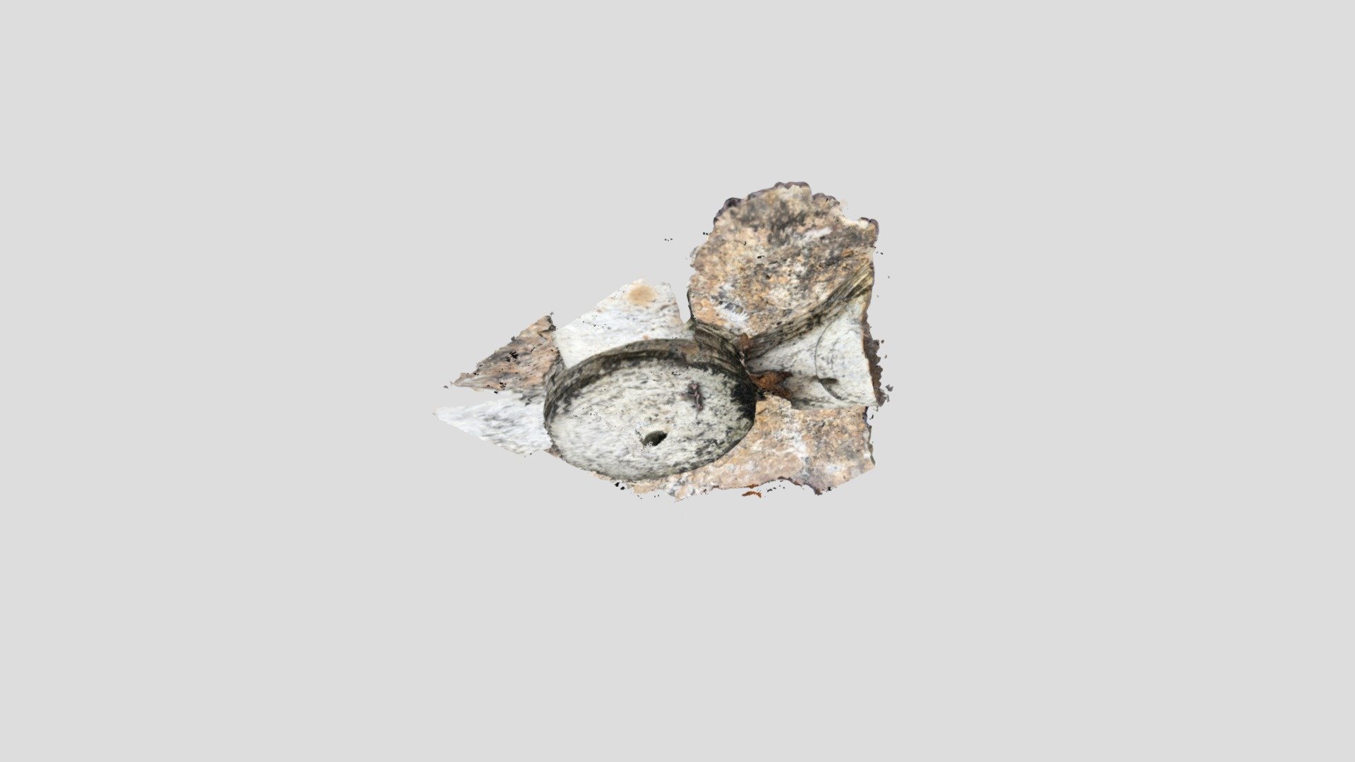 Metal Sculpture on Rock - 3D model by aajq58 [dabc0bf] - Sketchfab