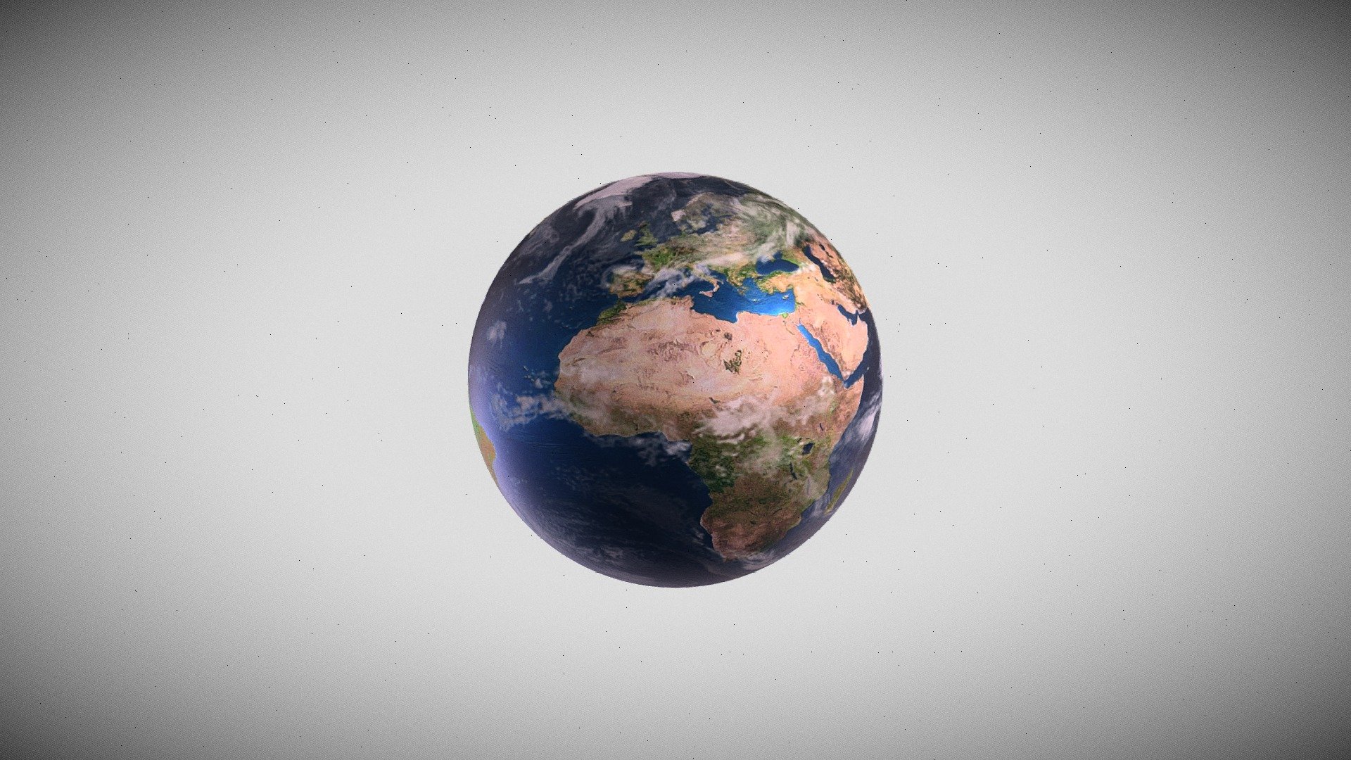 Textured Hd 3d Earth