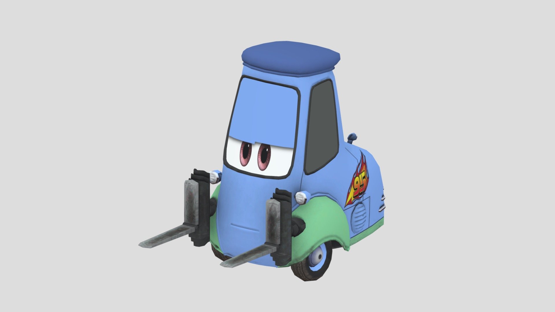 Wii Cars 2 TVG - Guido - Download Free 3D model by SMF Features ...