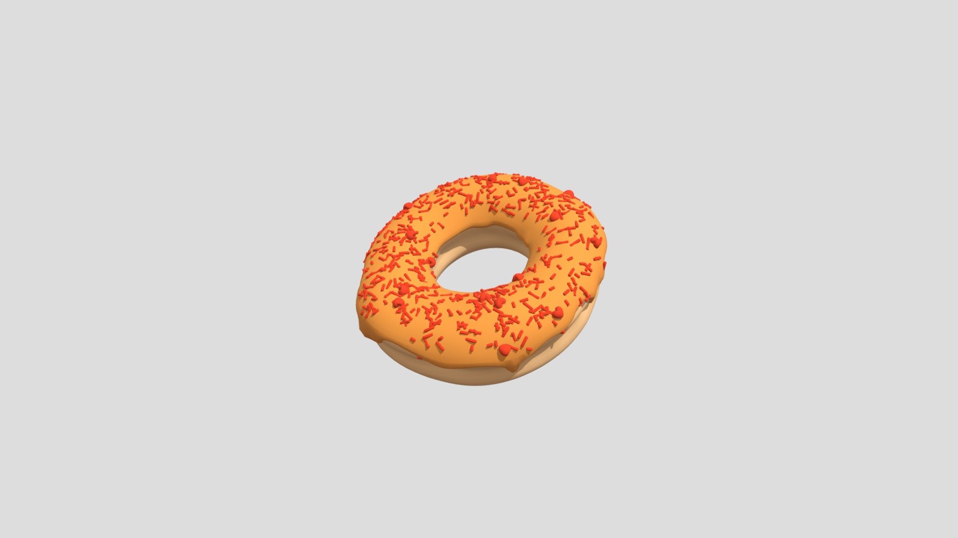 Donut - 3D model by orangedoughnut [dabdc0f] - Sketchfab