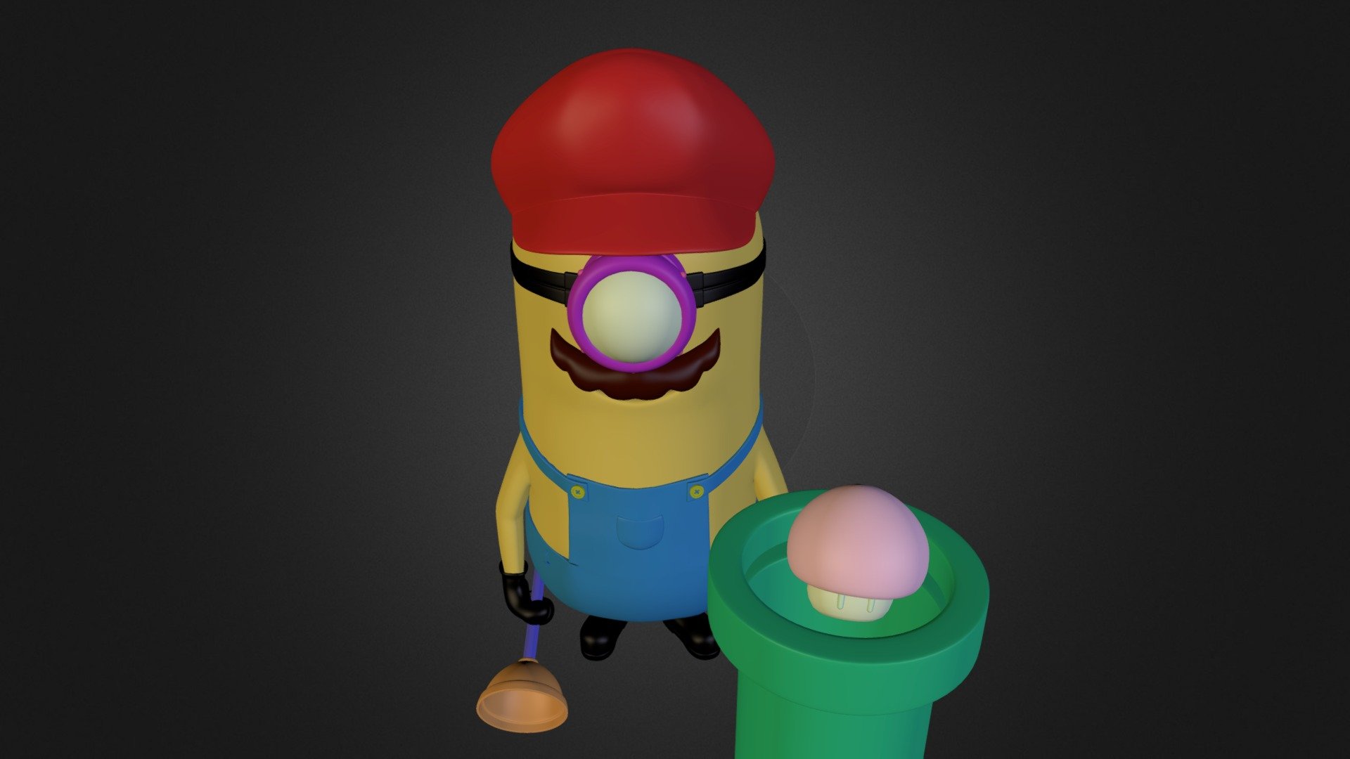 Mario Minion - 3D model by sniperrami [dac1978] - Sketchfab