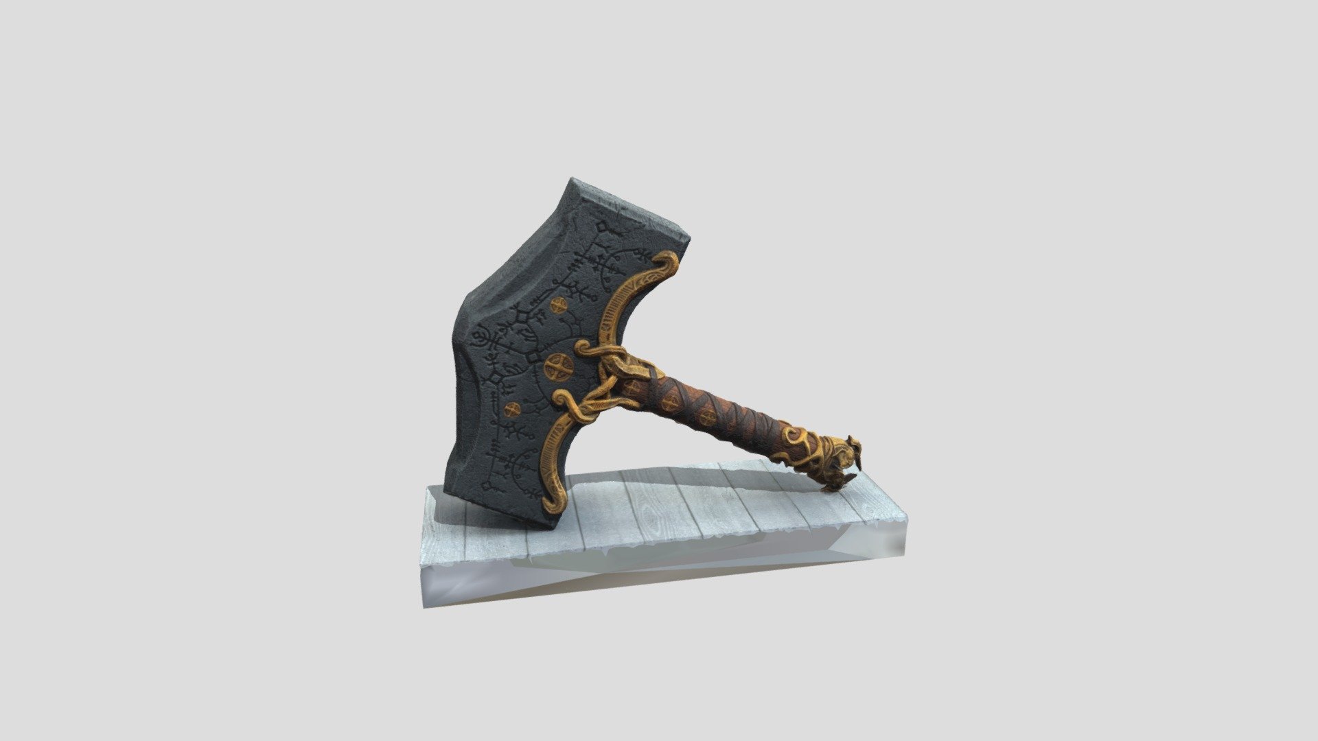 Thor’s Hammer - Download Free 3D model by jakubslaby [dac1e25] - Sketchfab