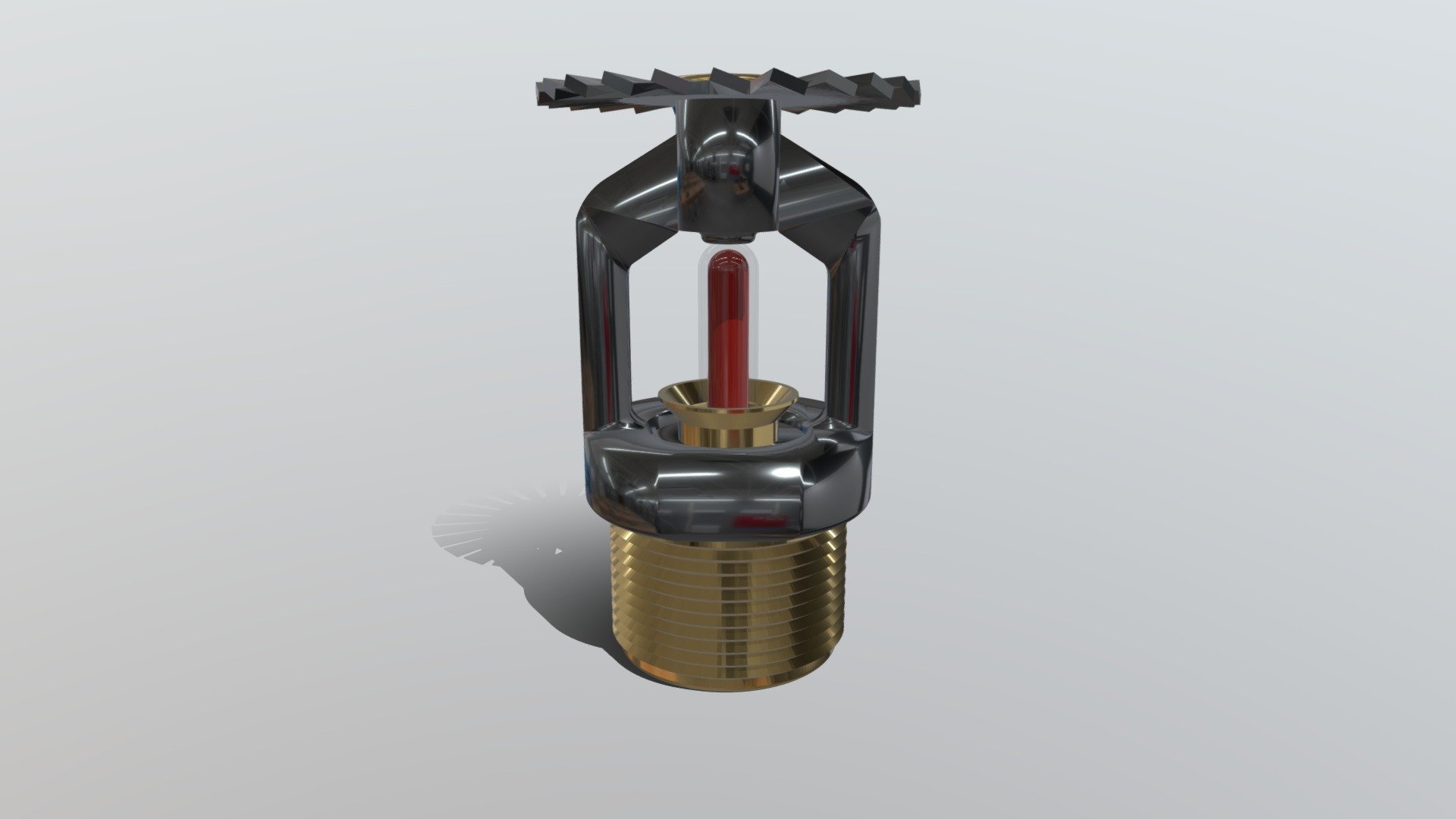 Standard Pendant Sprinkler - 3D model by NFSA [dac285e] - Sketchfab