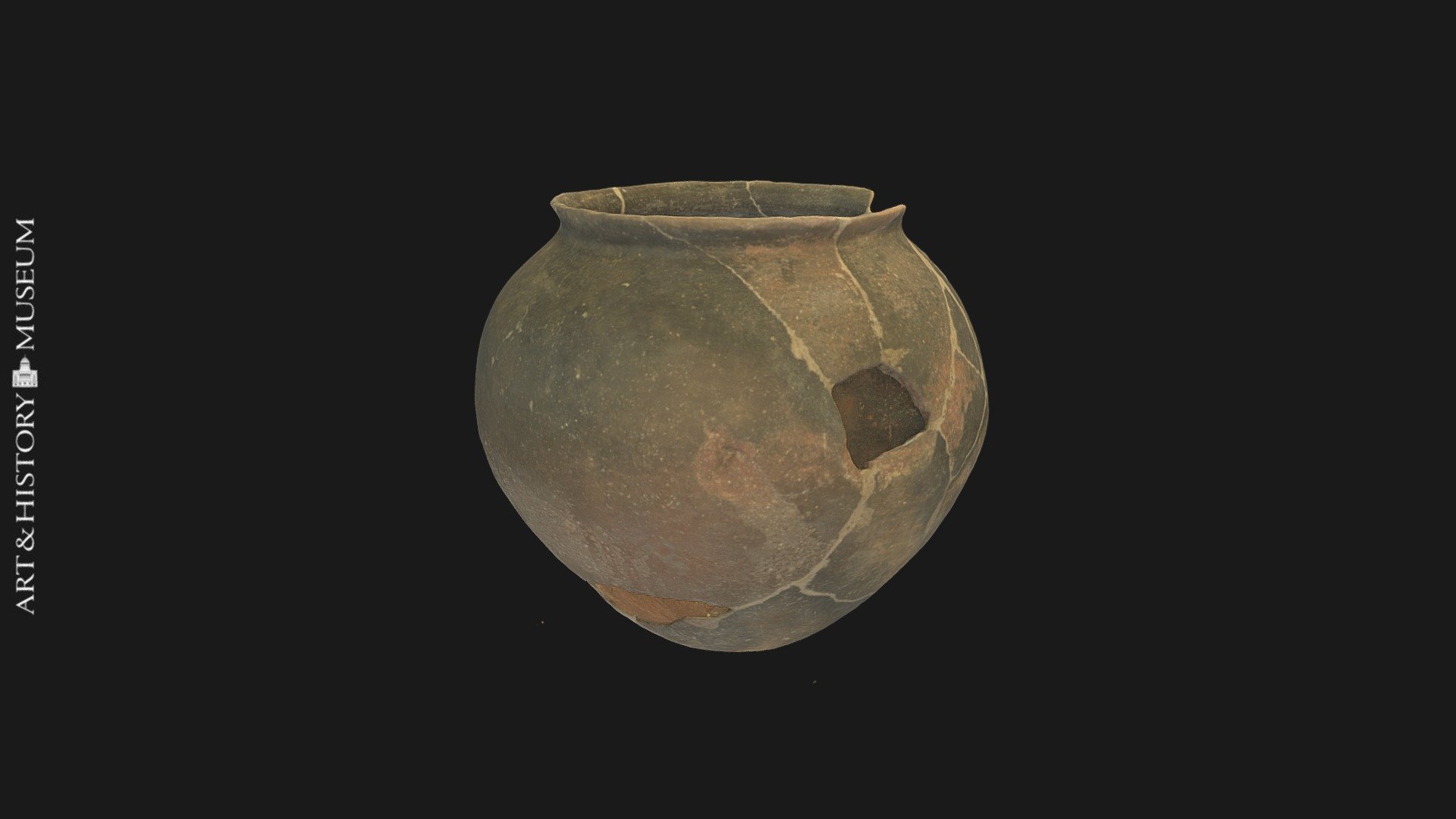Egg-shaped pot with small opening & flaring rim - Download Free 3D ...