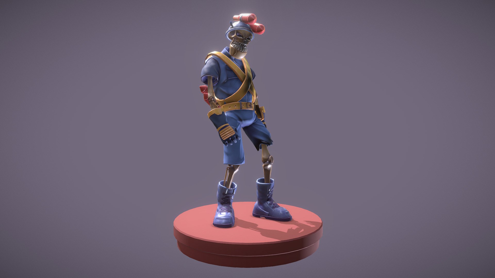 Pyro Skeleton - 3D model by Naloushka [dac55ff] - Sketchfab