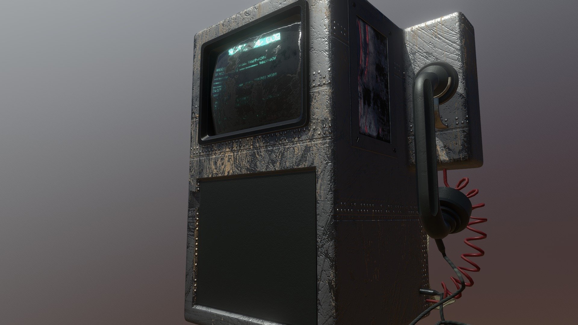 Science Fiction Communication Terminal - Download Free 3D model by ...