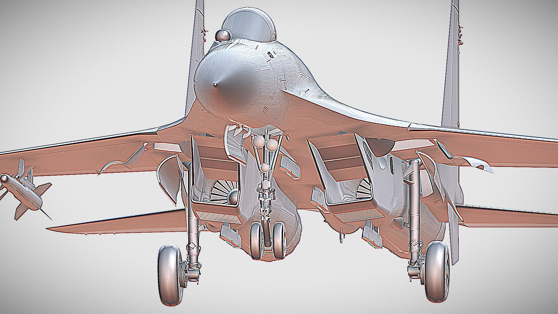 Su-35 Flanker Hi Res - Buy Royalty Free 3D model by SilliconValleyPilot ...