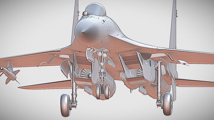 Su-27 3D models - Sketchfab