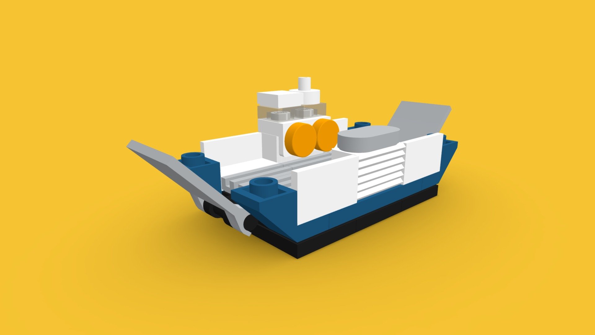 LEGO Micro Ferry MOC [#0251] - Download Free 3D model by The Bobby Brix ...