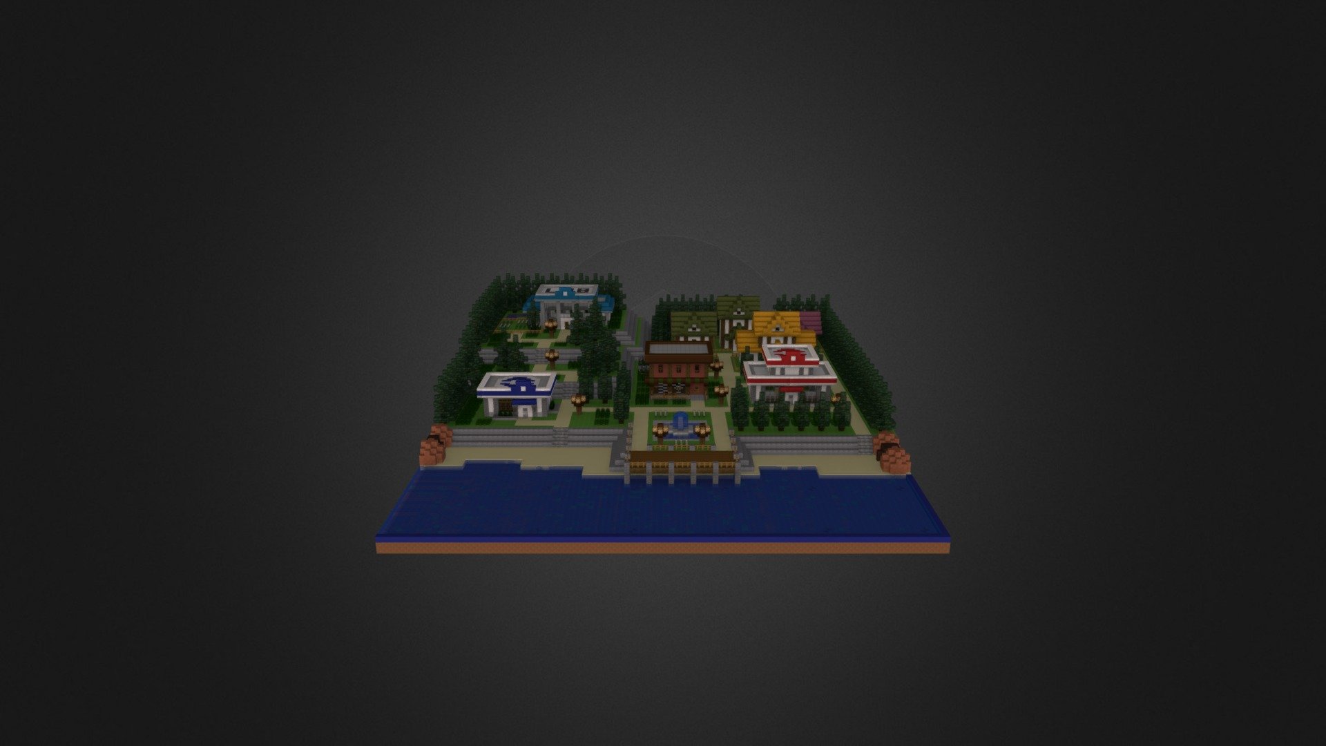 Town Build - 3D model by roguearthur [daca639] - Sketchfab