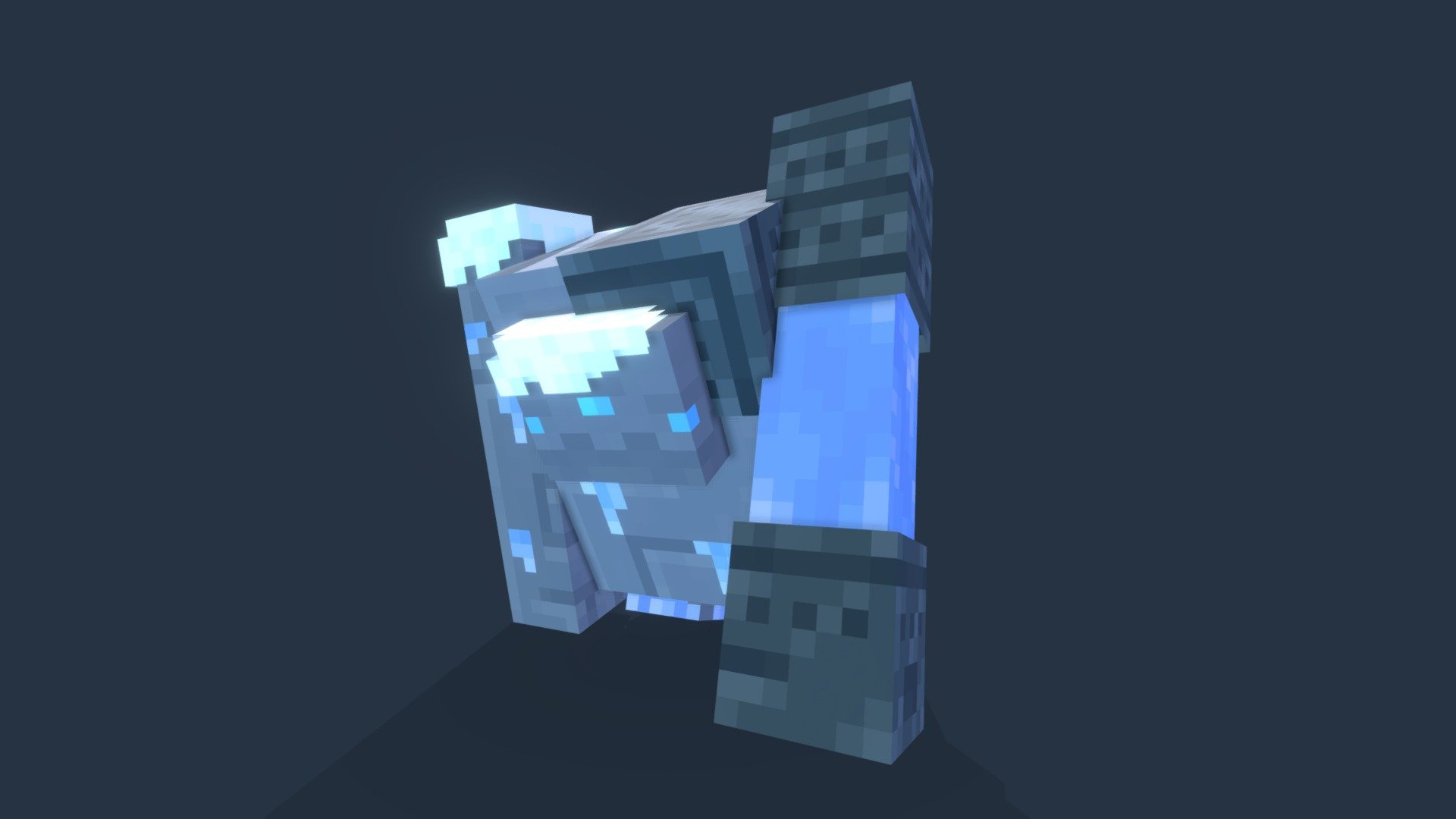 Ice golem boss - 3D model by Survi (@survi_6756) [dacb188] - Sketchfab