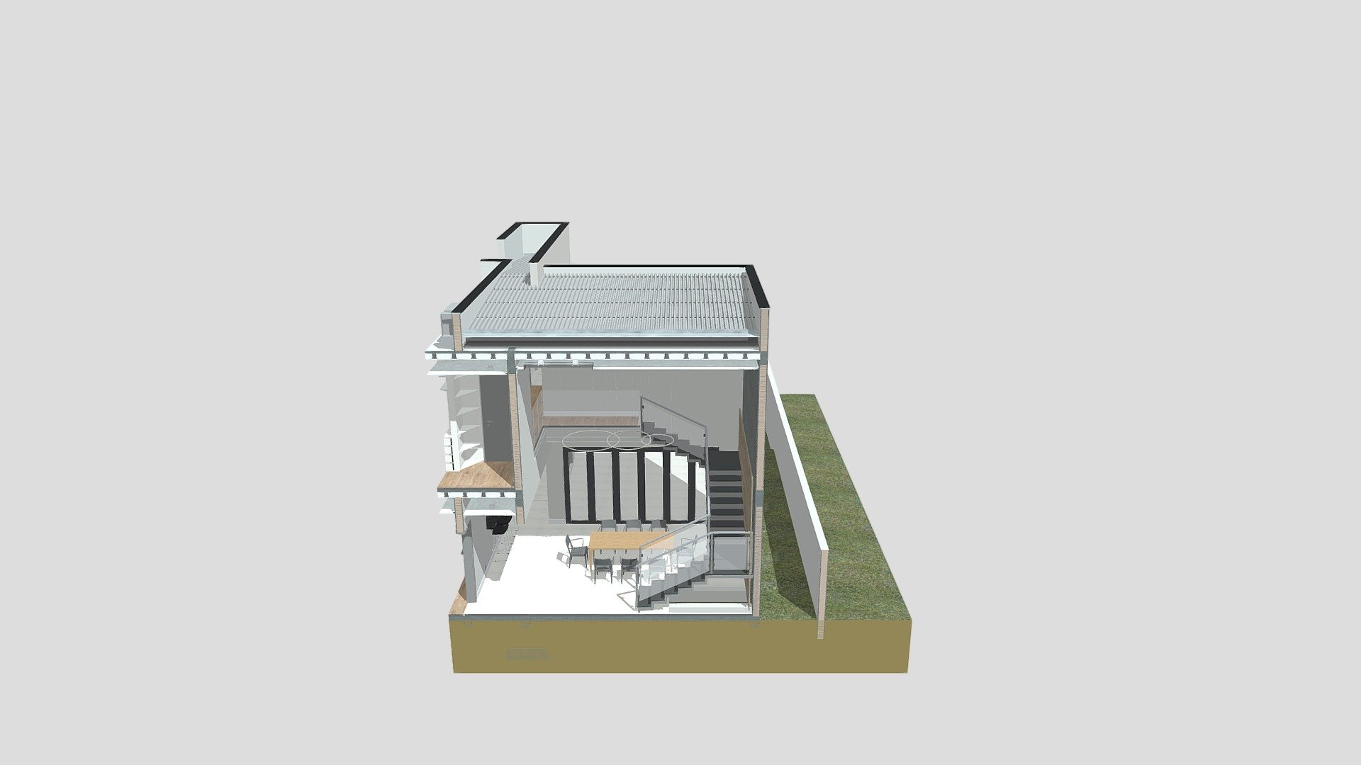 corte - 3D model by Conti.arquitetura [dacb54c] - Sketchfab