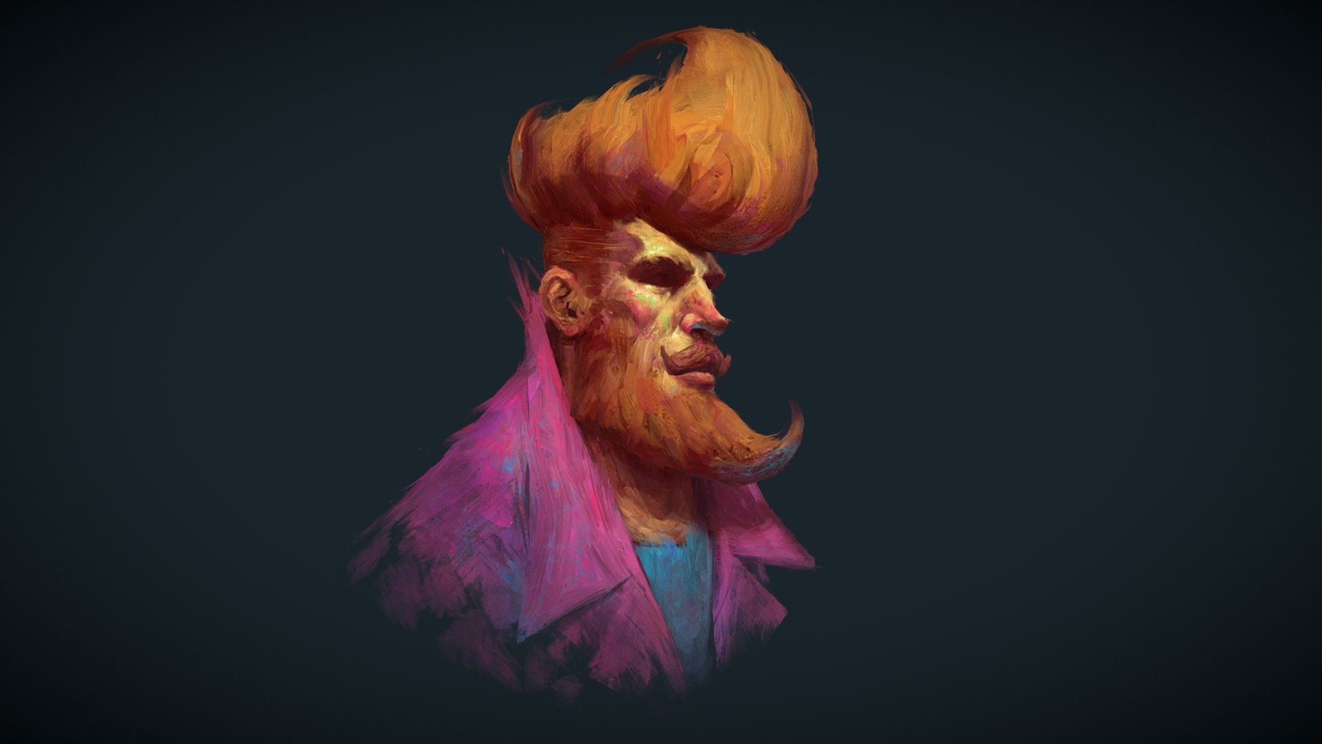 Beardo - 3D model by Miki Bencz (@cordero) [dacd9b4] - Sketchfab