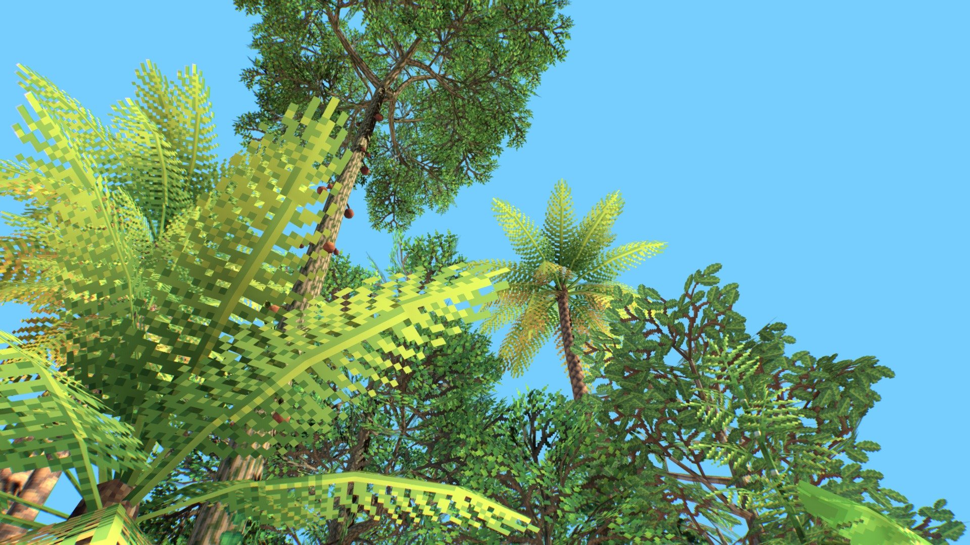 Pixel Art Jungle Rainforest - 3D model by jackchallans [dacd9f8 ...