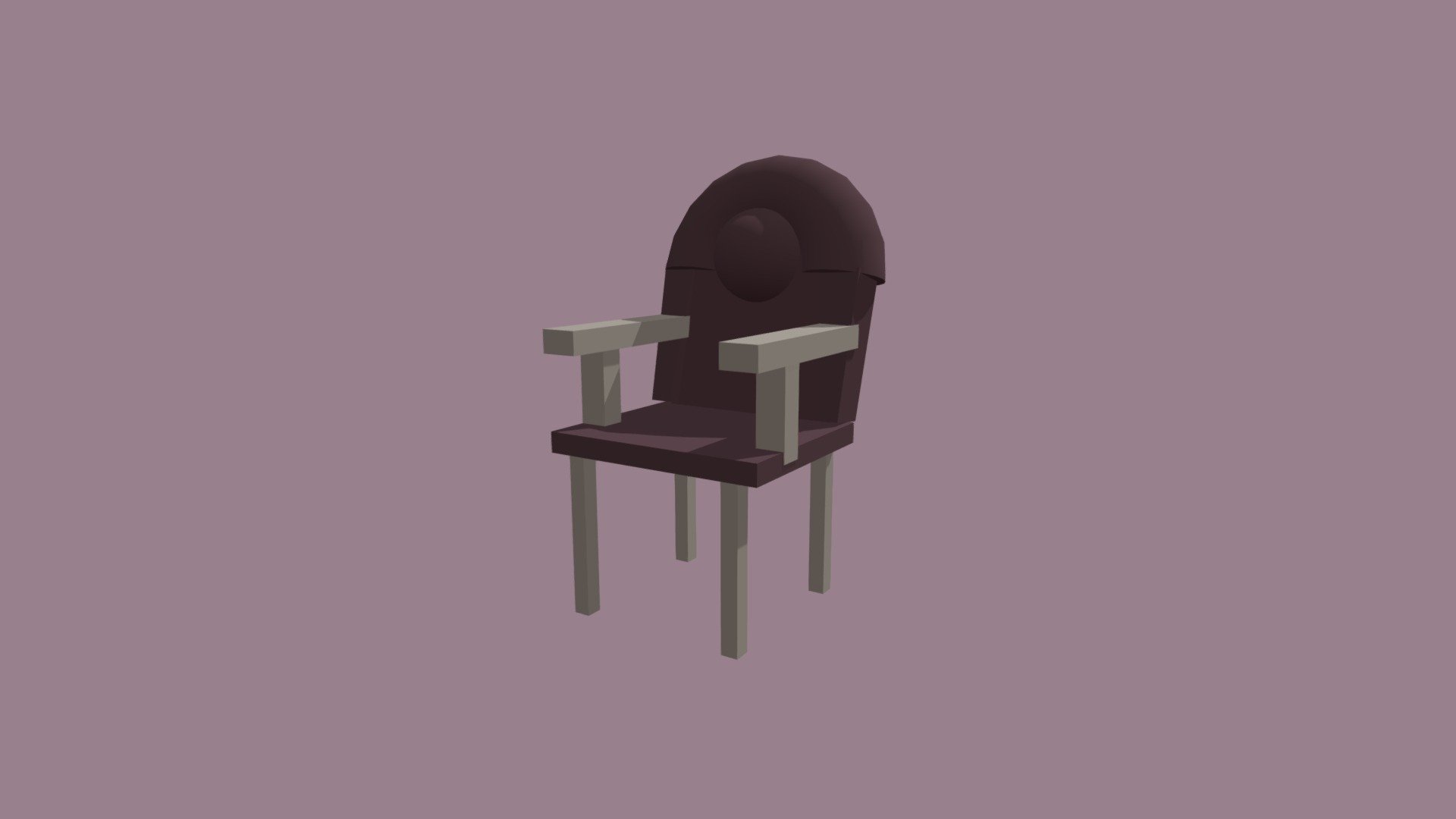 First Chair Model - 3D model by MVT (@MadisonVT) [dacdef9] - Sketchfab