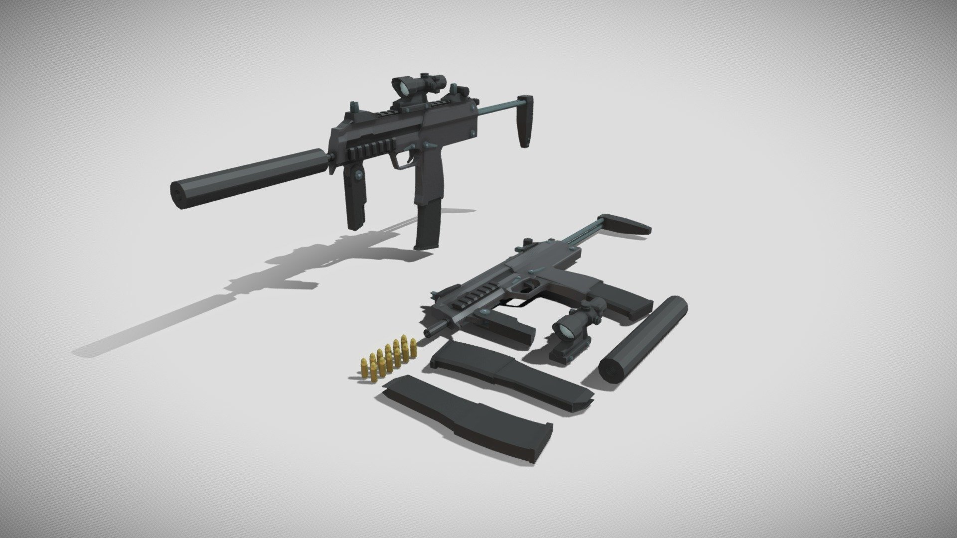 MP7 - Download Free 3D model by Lolik123654 [dace2ed] - Sketchfab