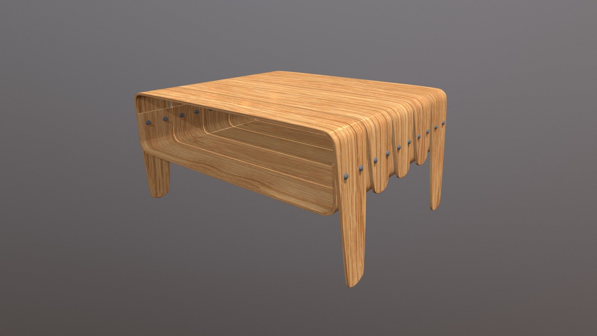 Wood Coffee Table - 3D model by IradlGLagann [dacf0ce] - Sketchfab