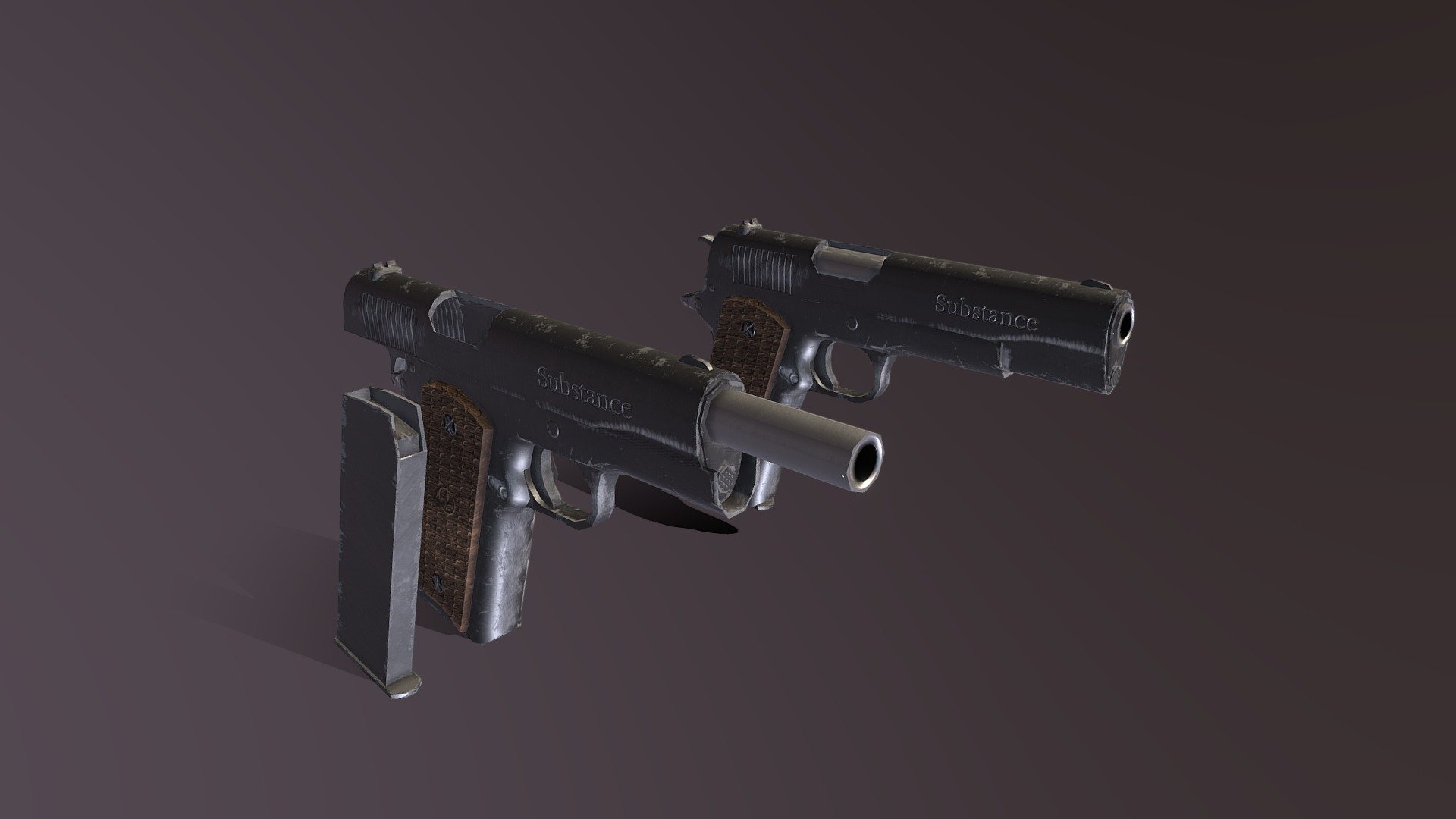 M1911 - Download Free 3D model by GAMGO (@gamgo_studio) [dacf386 ...