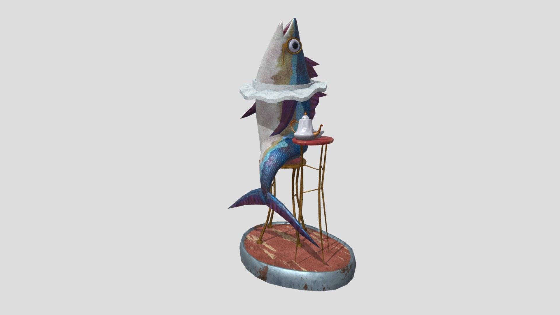 Hello Neighbor 2 Fish - Download Free 3D model by irons3th [dad09f9 ...