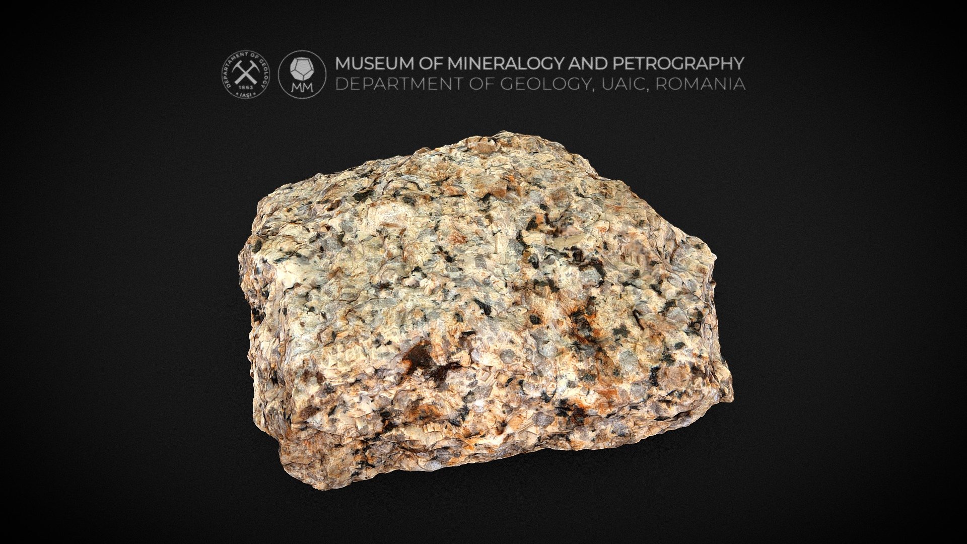Granite (igneous rock) - 3D model by Museum of Mineralogy and ...