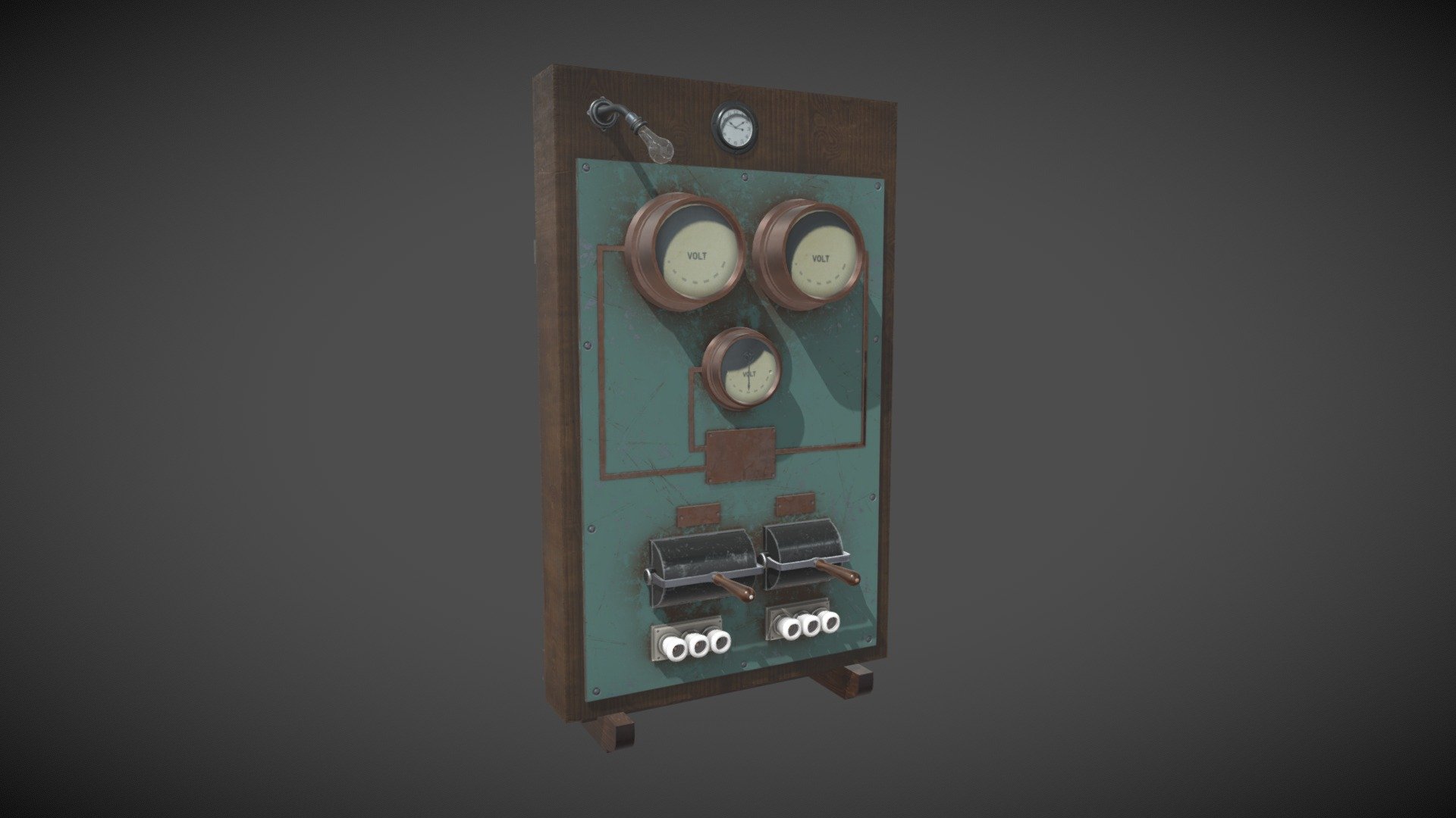 control panel - 3D model by Instytut Pamięci Narodowej ...