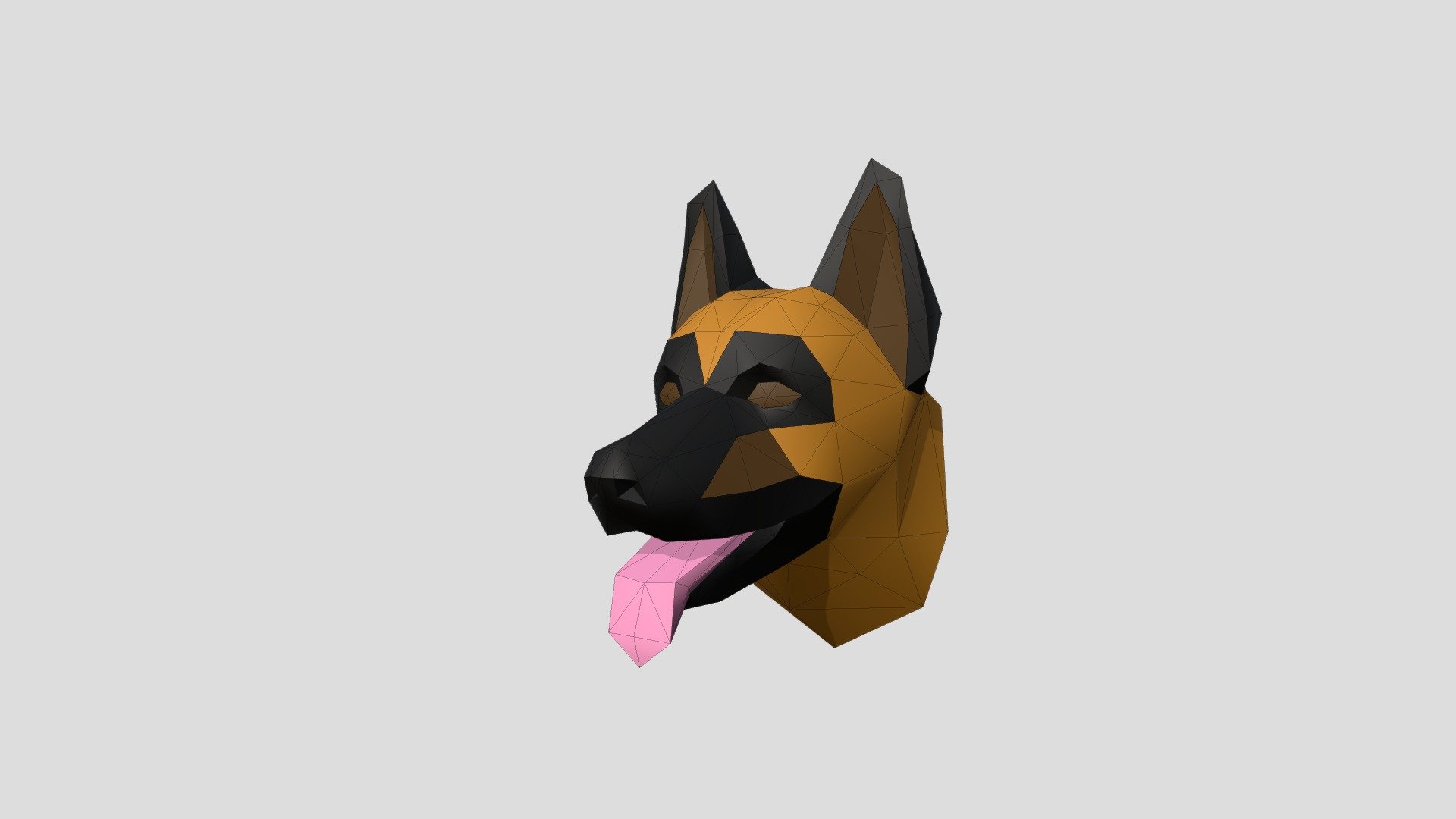 Pastor Aleman - 3D model by vanne (@vanneyepes6) [dad1919] - Sketchfab