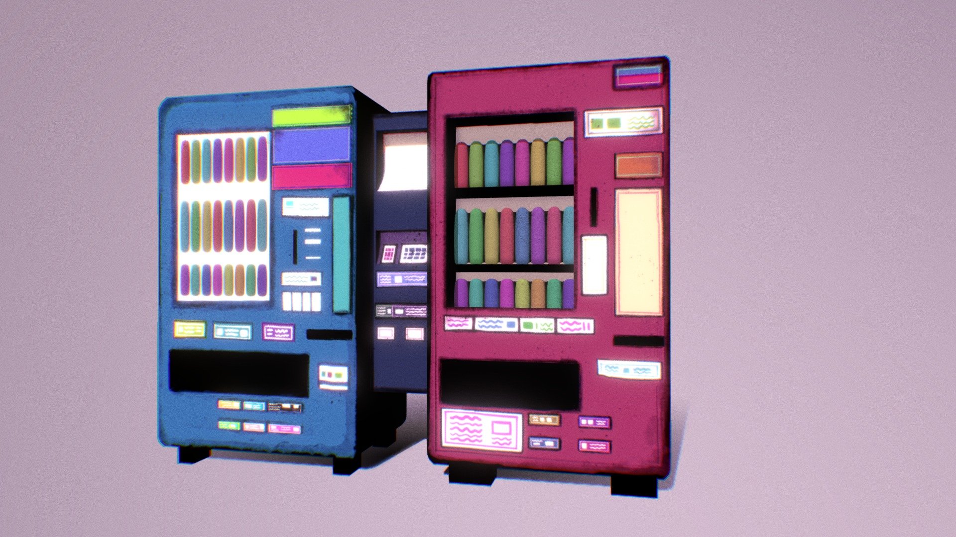 VENDING MACHINE - 3D model by minie [dad5153] - Sketchfab