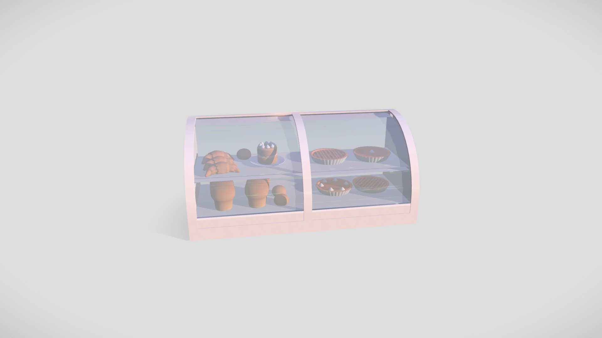 Glass Bakery Case - 3D model by Kes (@KesSabine) [dad5a87] - Sketchfab