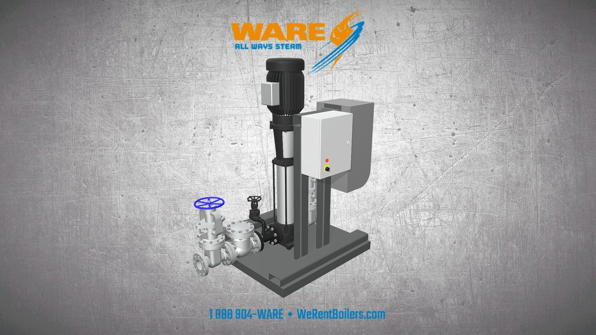 Booster Pump Skid - 3D model by WARE (@Ware_Inc) [dad756c] - Sketchfab