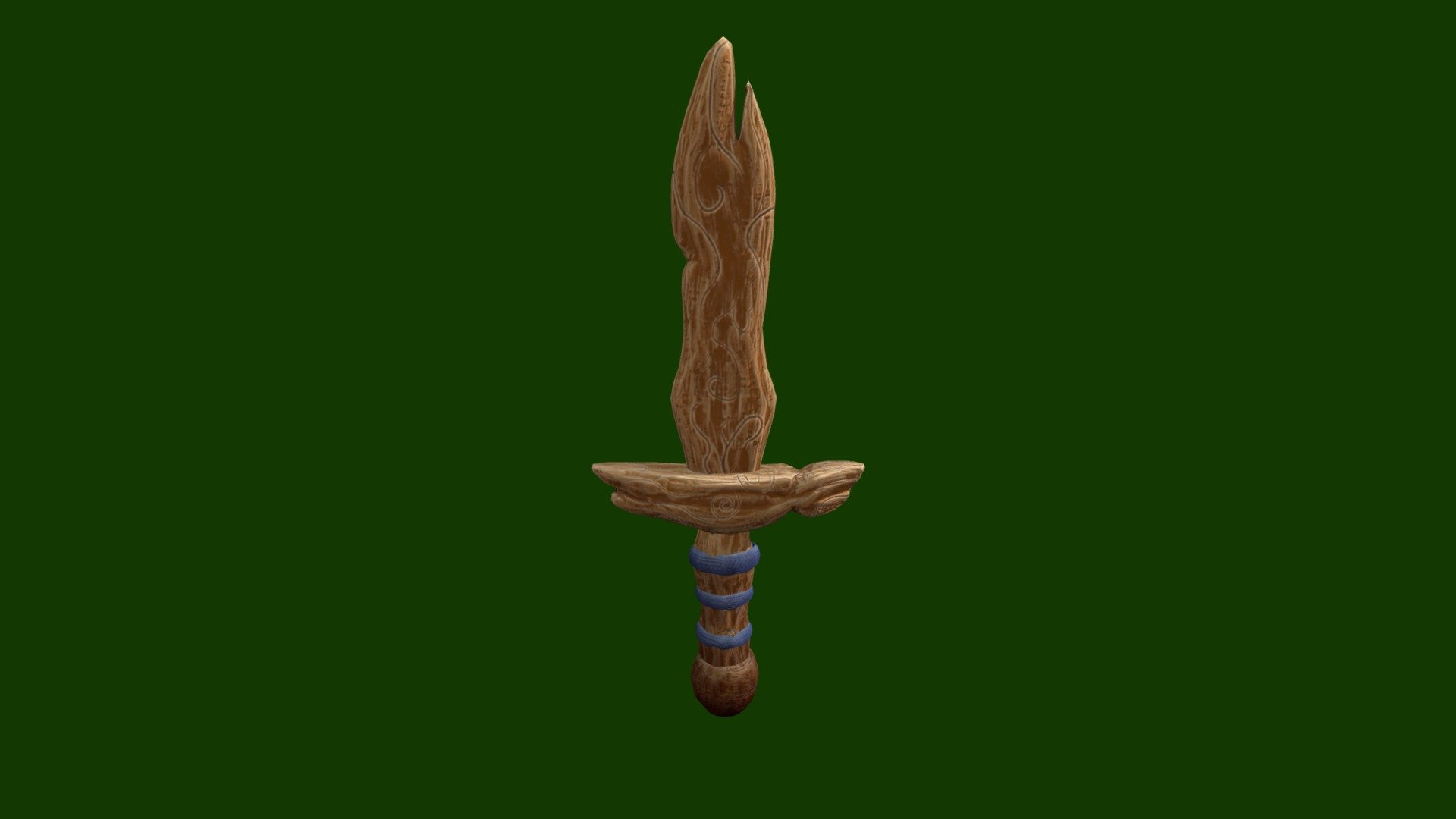Stylized Wooden Dagger - 3D model by mattciavarella [dad8f29] - Sketchfab