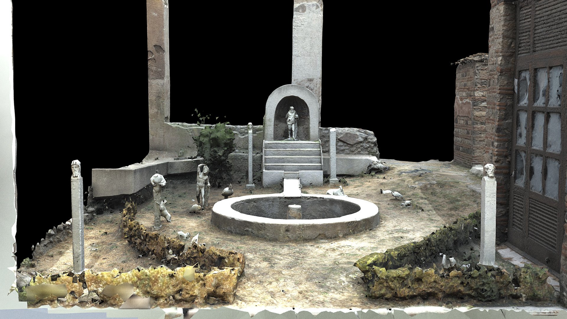 HOUSE MARCUS LUCRETIUS ROOM 18 POMPEII (RETOPO) - Download Free 3D ...