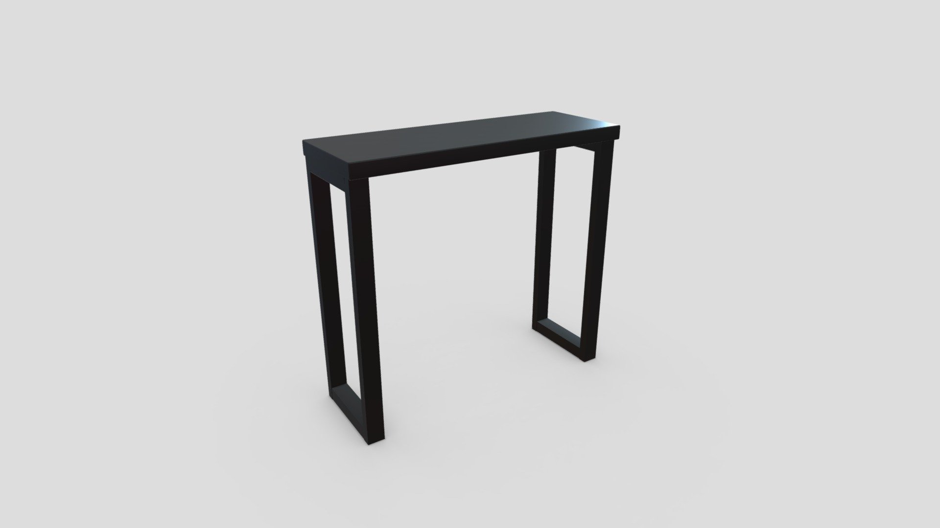 Angie Solid Wood Console Table Collection - Buy Royalty Free 3D model ...