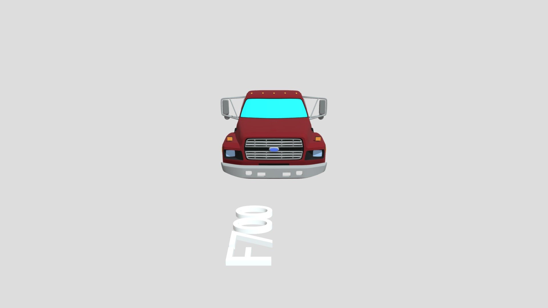 1990 Ford F-700 (Cab Only) - Download Free 3D model by lazarzebic1 ...