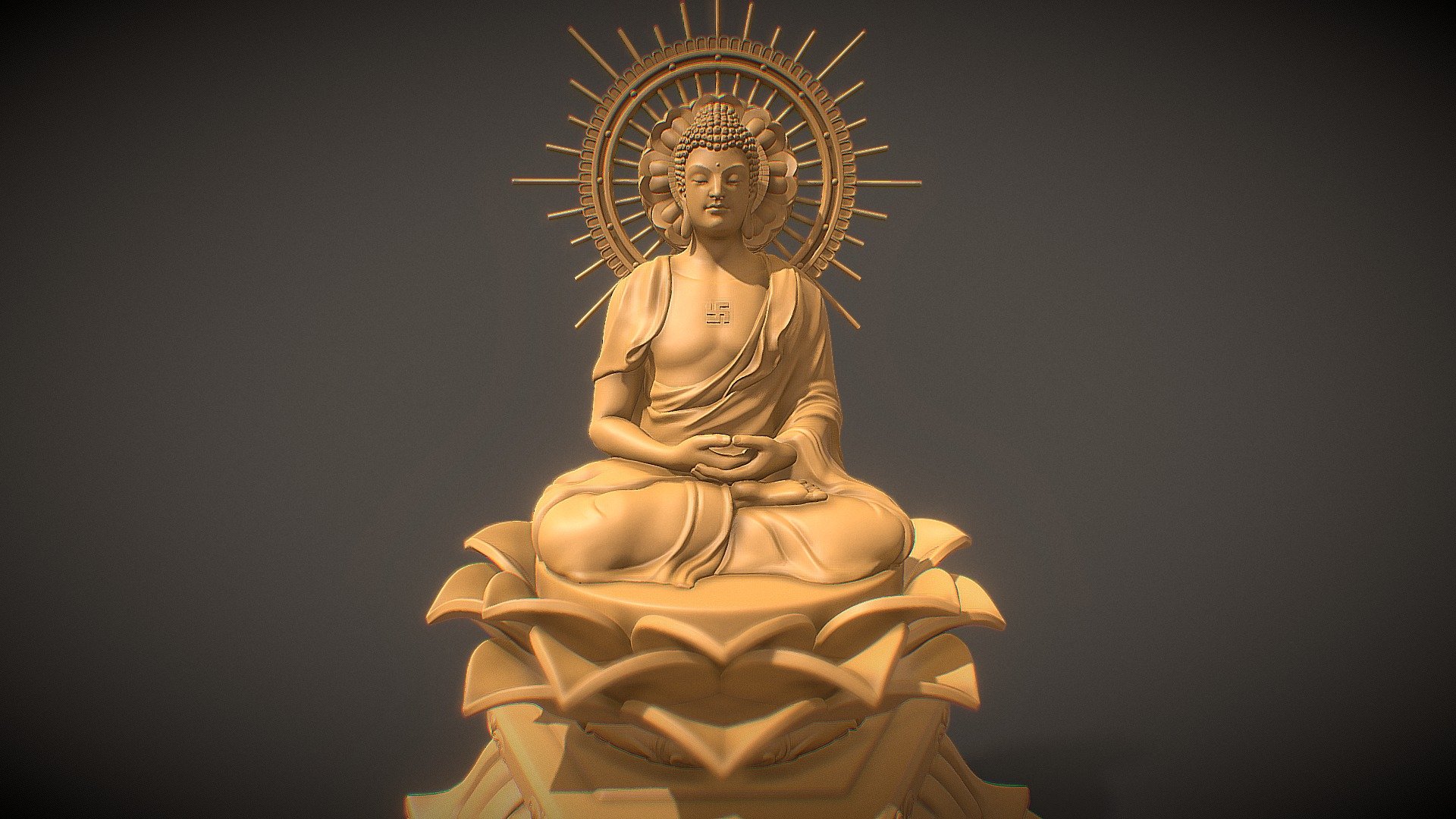 3D Printing - Amitabha Buddha - Buy Royalty Free 3D model by PolyOne ...