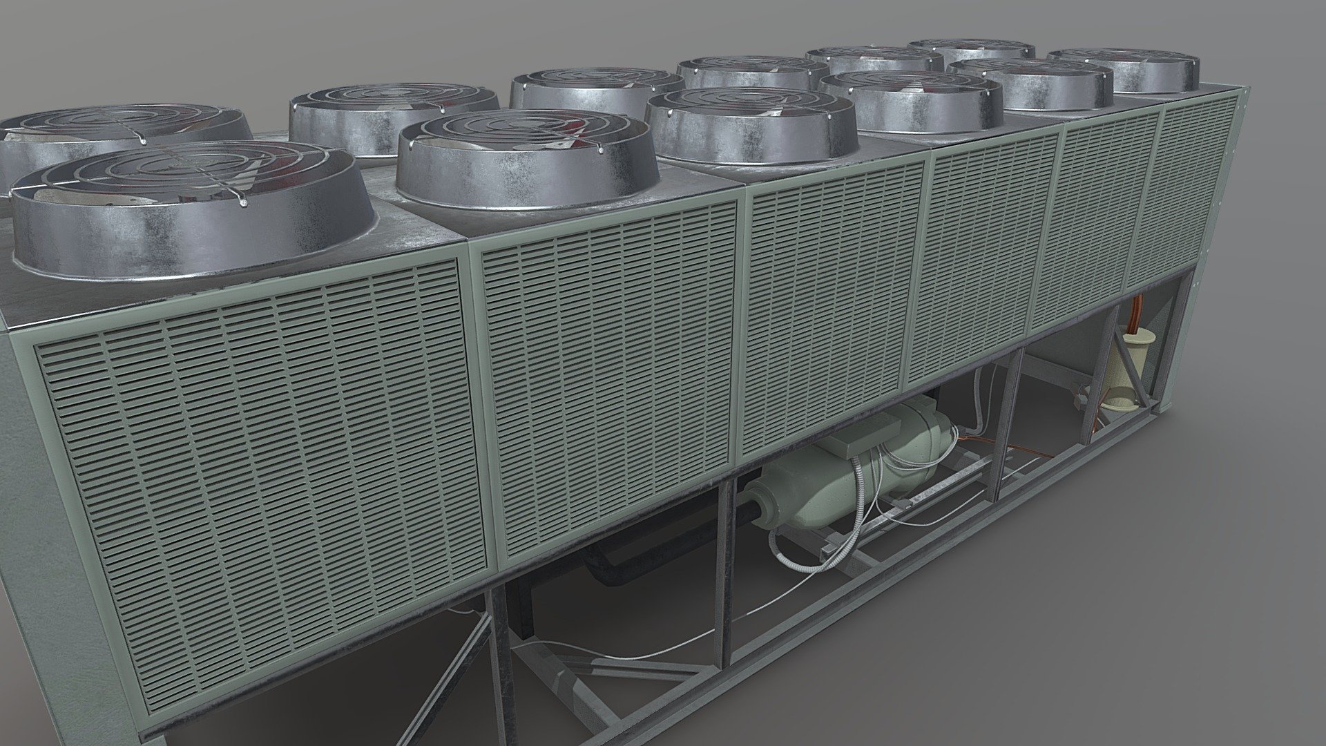 HVAC Air Cooled Chiller v2.0 - Buy Royalty Free 3D model by Abdurhman ...