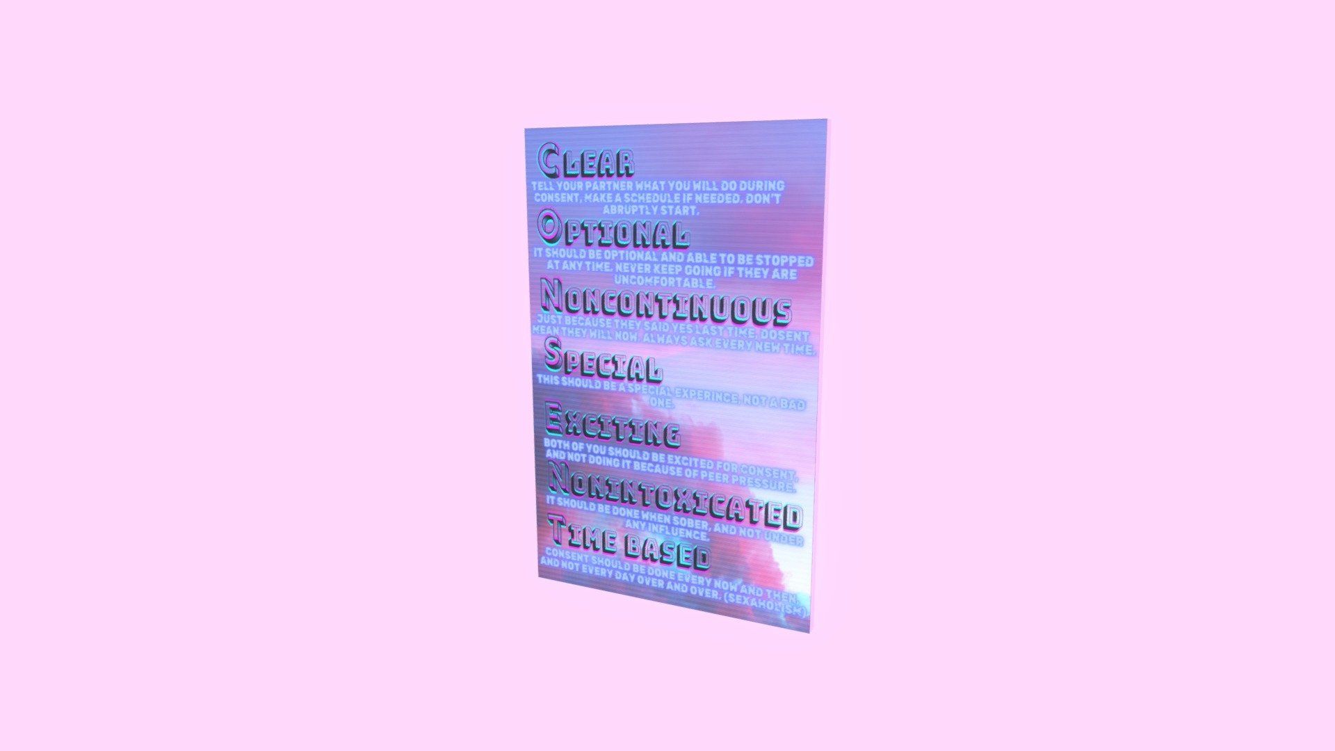 Consent Poster for Life transitions 20 - Download Free 3D model by ...