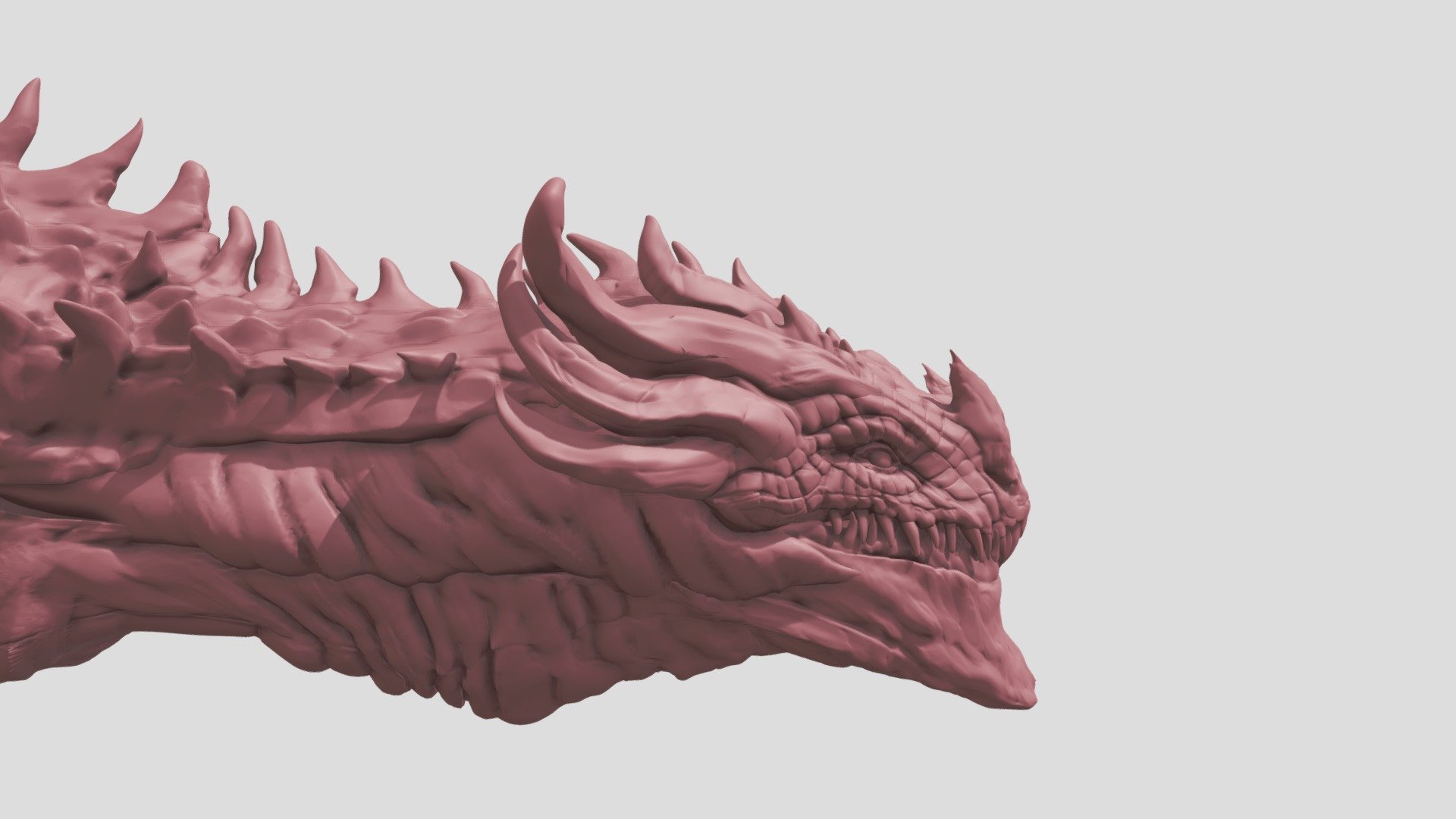 Dragon Head - 3D model by Mikael Nygren (@iS0Vvt) [dadfde3] - Sketchfab
