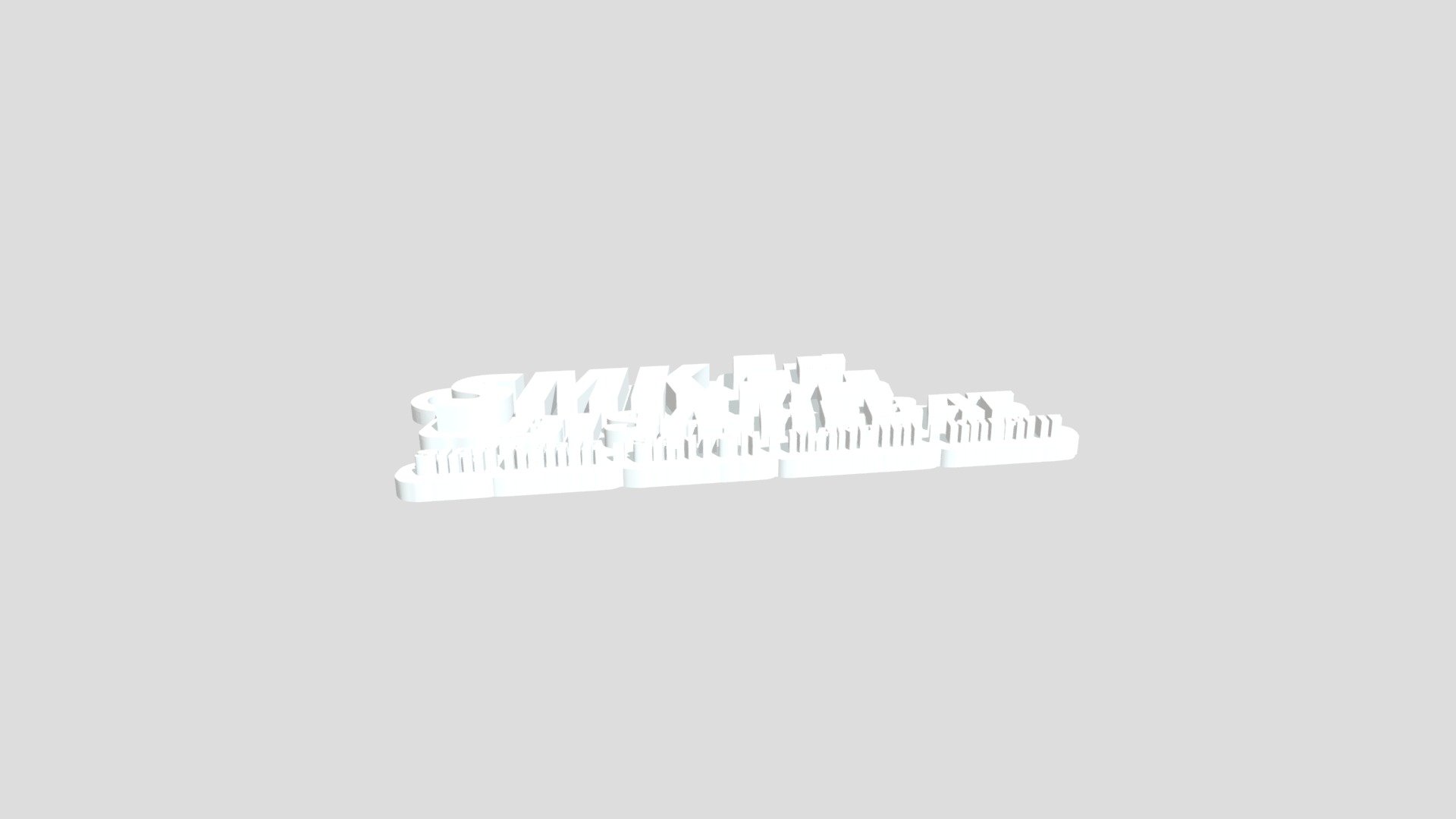 SMK Bisa Logo - 3D model by SENAF 3D Studio (@senaf_animation) [dae1ad1 ...