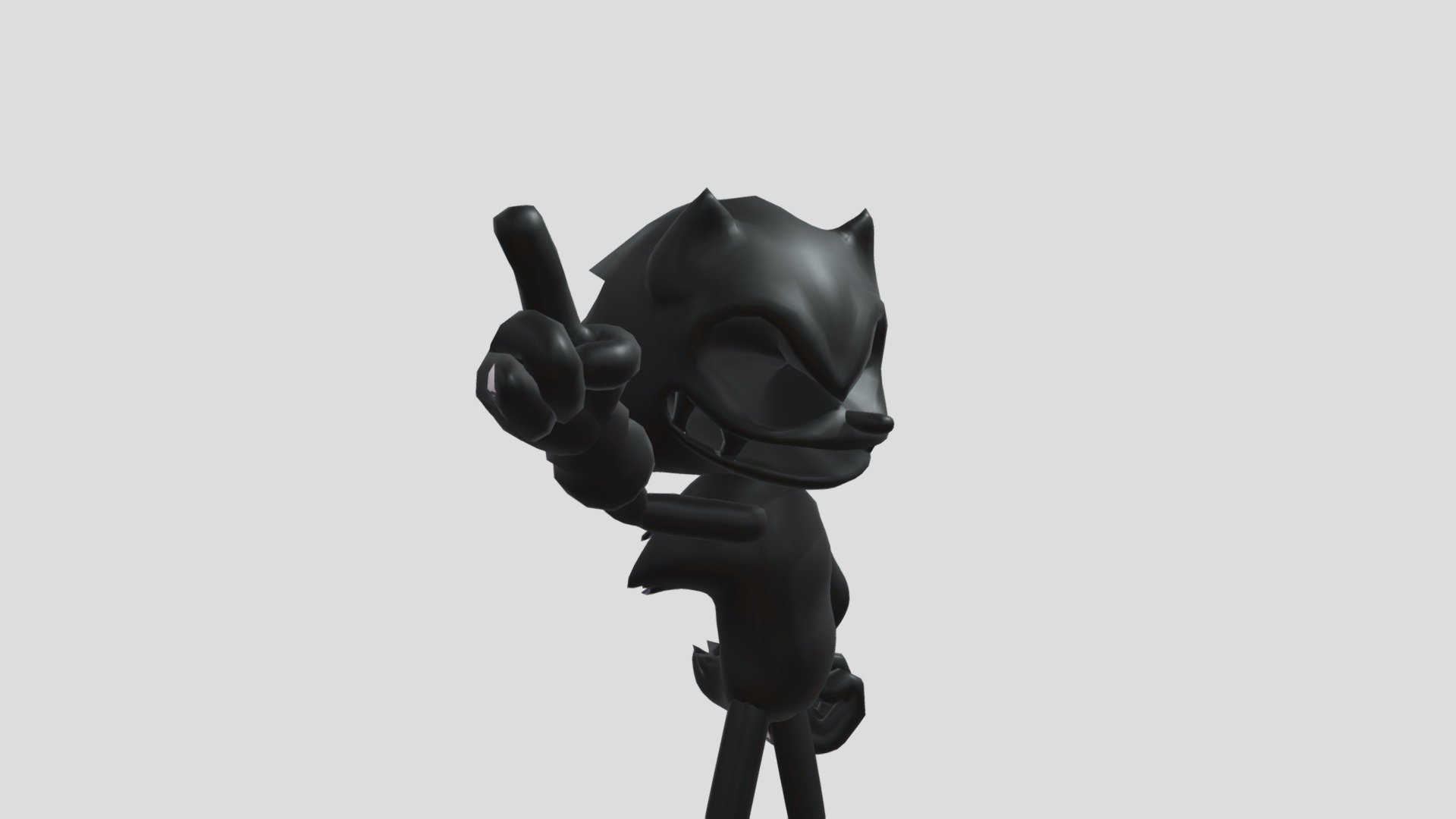 YCR Sonic Exe - 3D model by Black (@BlackSus) [dae245a] - Sketchfab