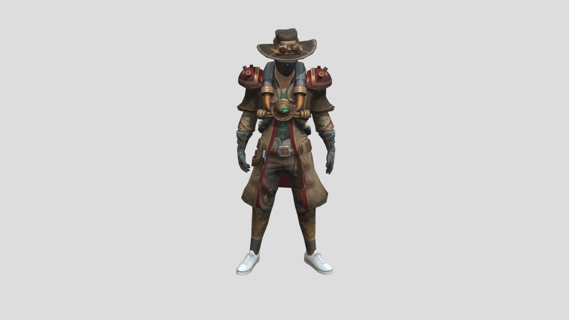 freefire b2k character done by pacegaming ff - Download Free 3D model ...