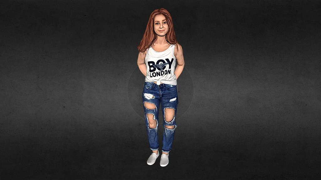 Maddison - Download Free 3D model by My3DNA [dae351e] - Sketchfab