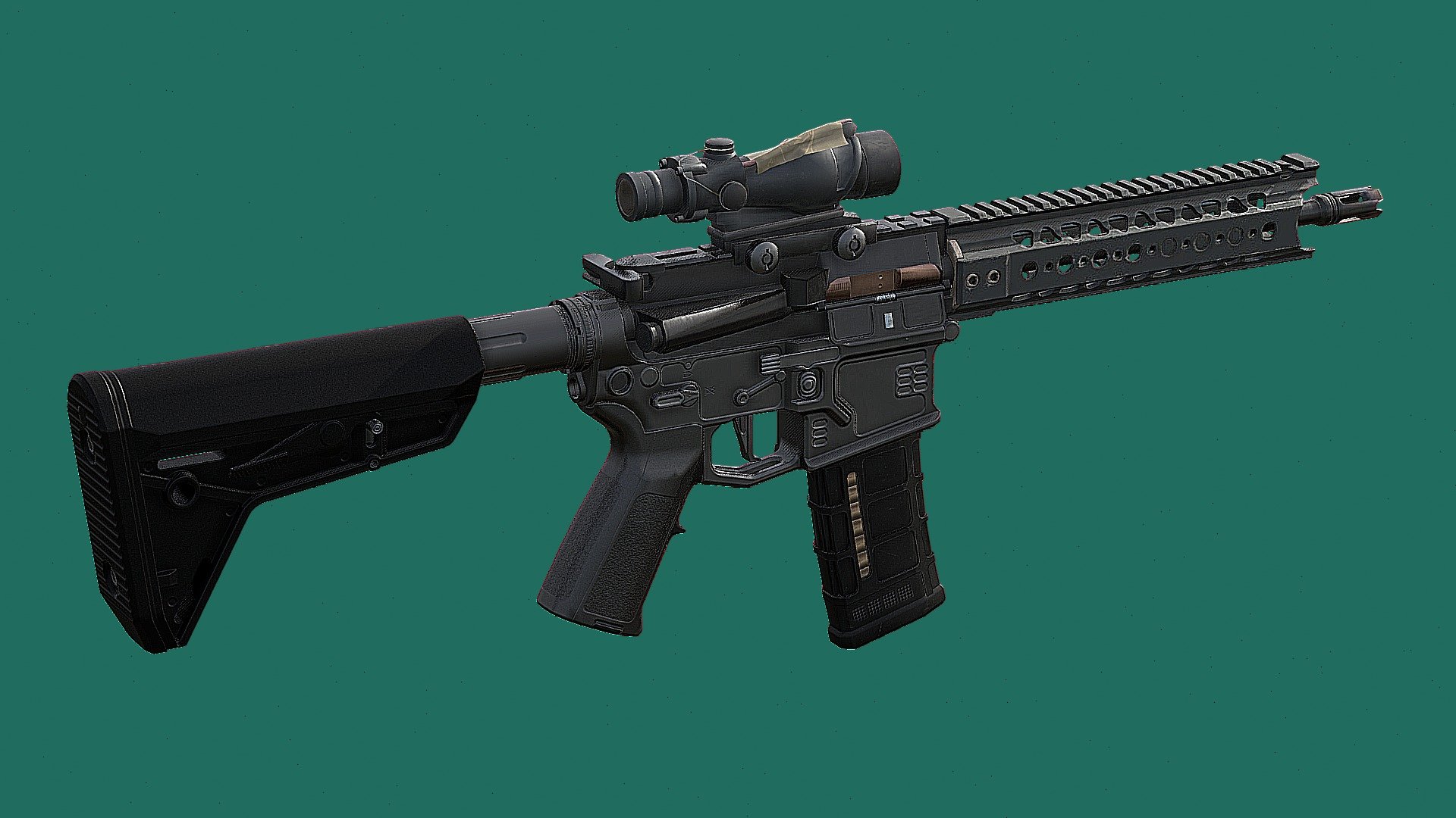 AR GAS BLOCK Last SLR 333 SLR - 3D model by momsboxtv [dae370c] - Sketchfab