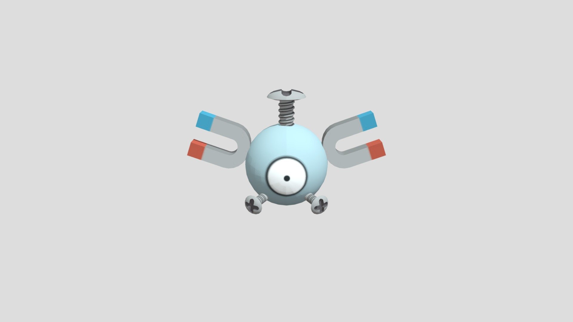 Magnemite - Download Free 3D model by nguyenlouis32 [dae3d44] - Sketchfab