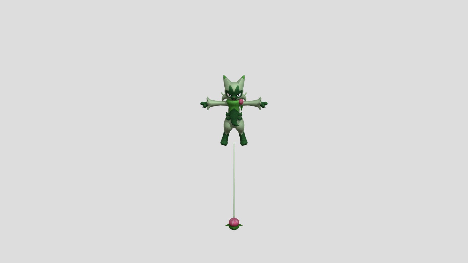 Pokemon Scarlet and Violet Floragato - Download Free 3D model by ...