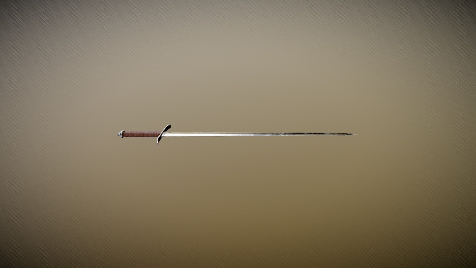 Long Straight Sword - 3D model by aokiyoshi [dae5d5f] - Sketchfab