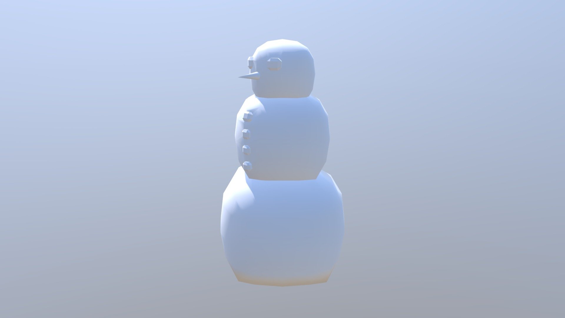 Snowman - 3D model by sydney_B [dae614d] - Sketchfab