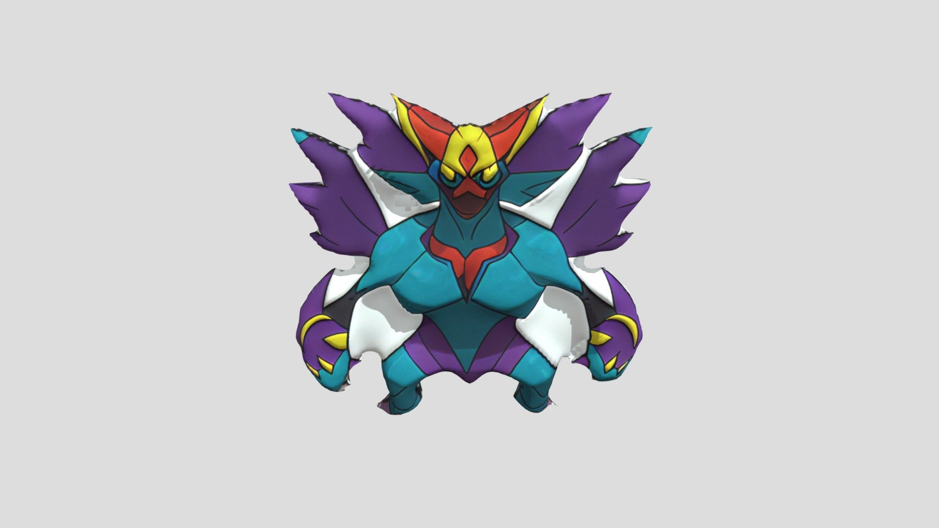 Pokemon Goal 746 - Download Free 3D model by klrxyz [dae6242] - Sketchfab